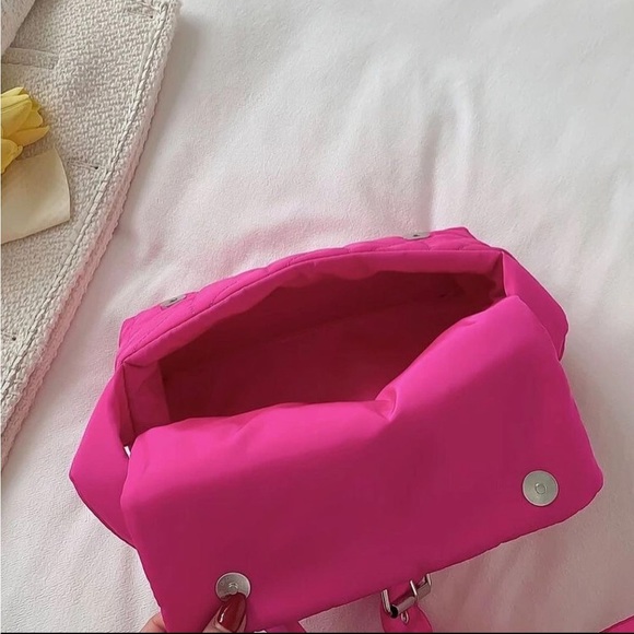 Bags | Brand New Neonpink Quilted Square Bag | Poshmark